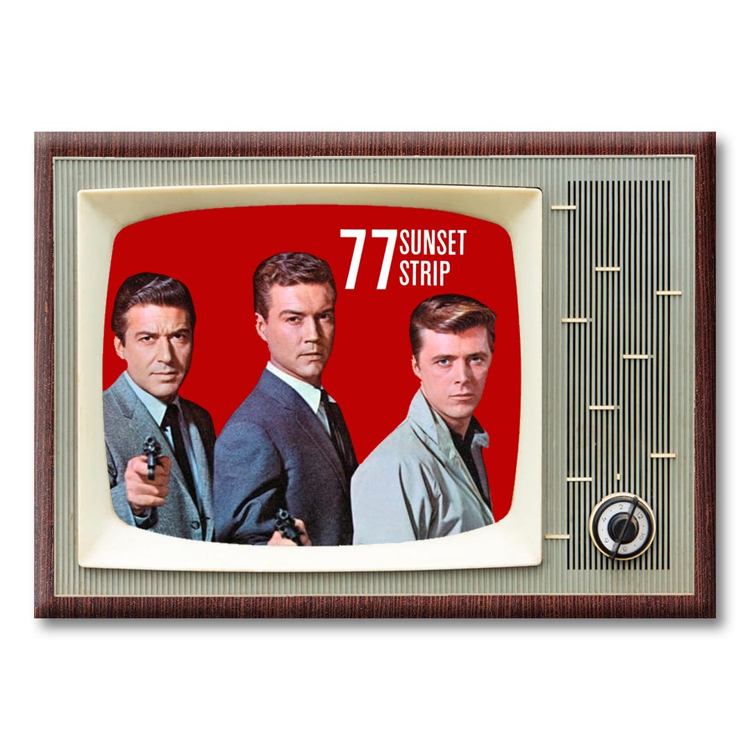 77 Sunset Strip Classic TV Show Retro TV Fridge Magnet - Etsy