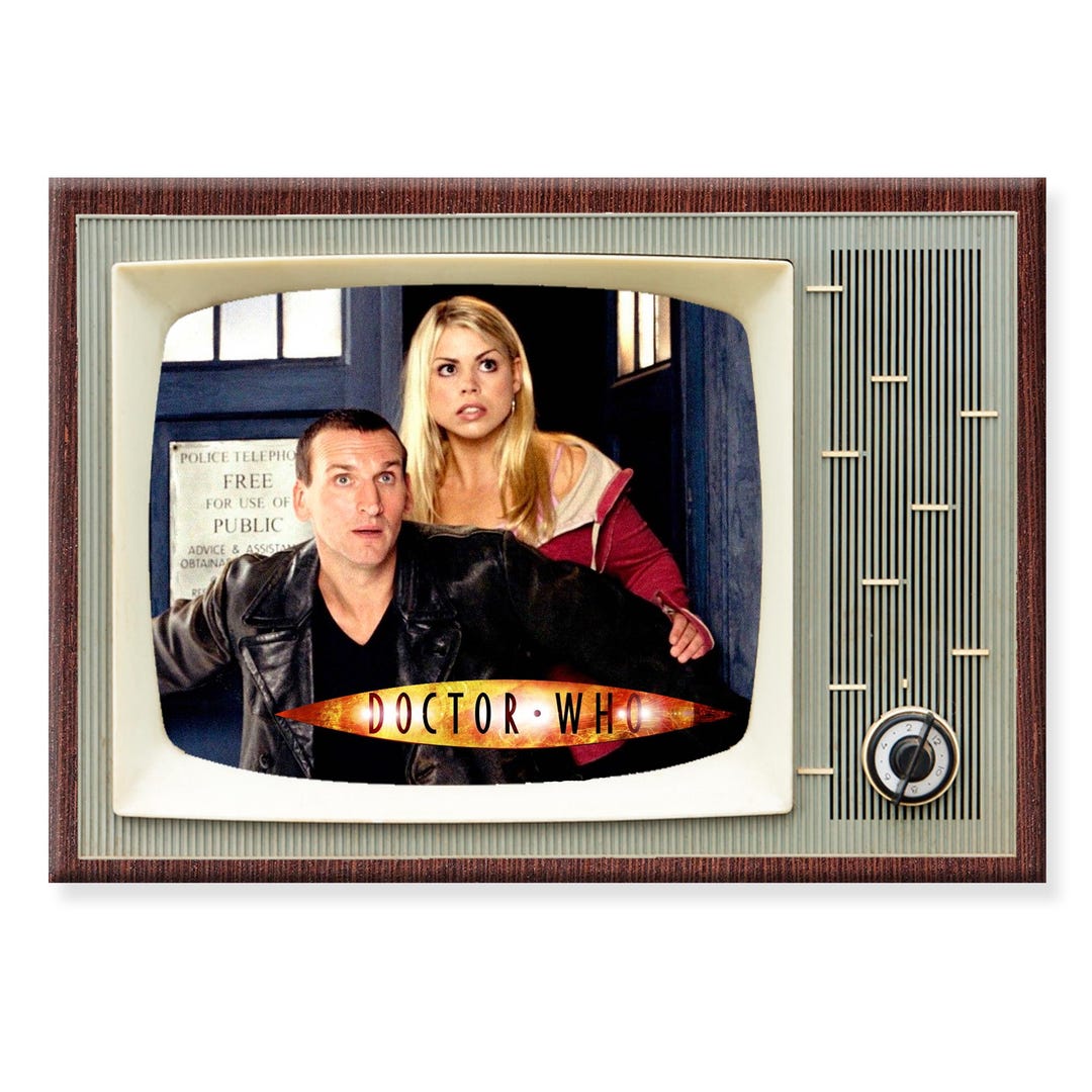 Doctor Who TV Show Fridge Magnet: Retro Classic TV No 9 - Etsy
