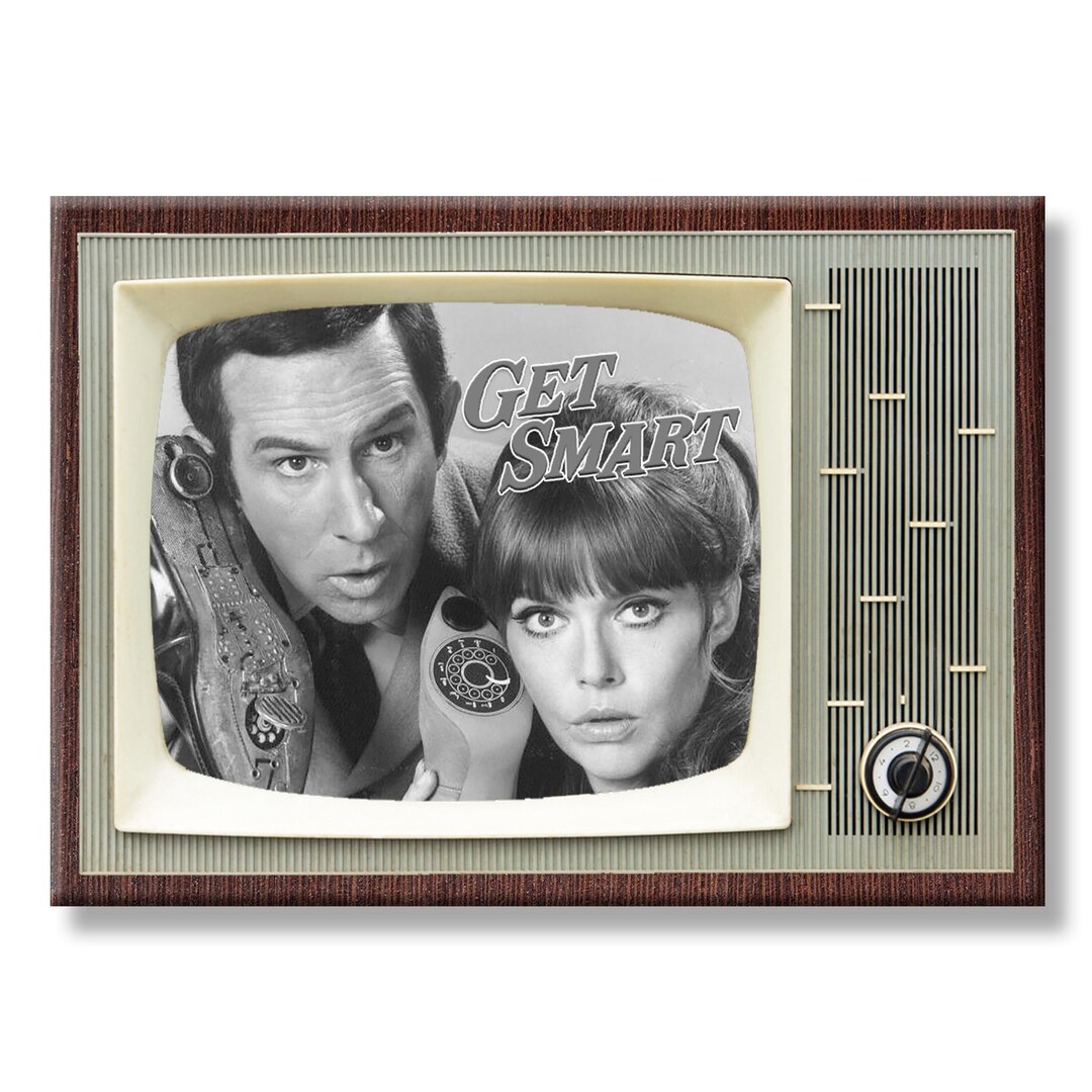 Get Smart TV Show Fridge Magnet: Retro TV Gloss Finish - Etsy