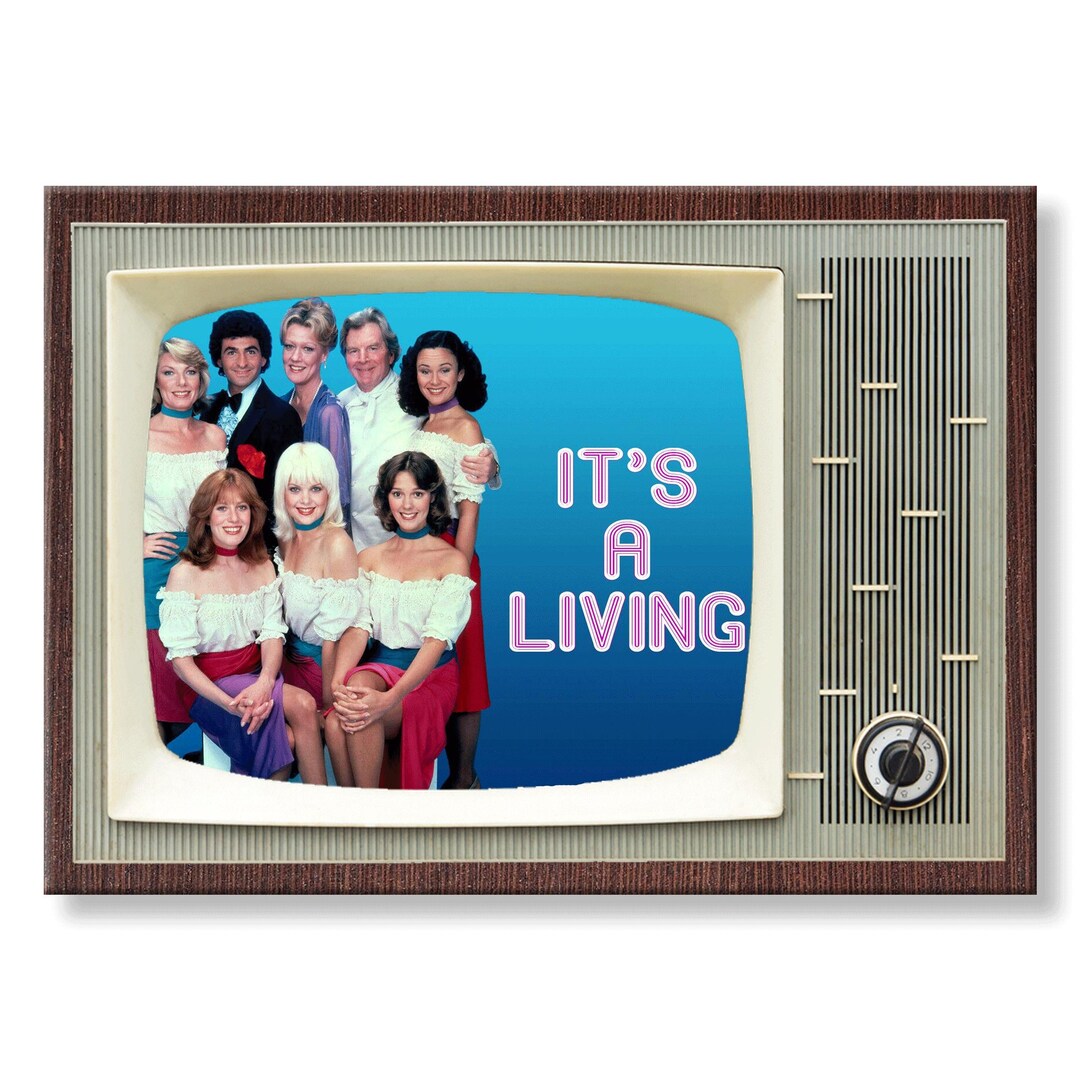It's a Living Retro TV Show Fridge Magnet - Etsy