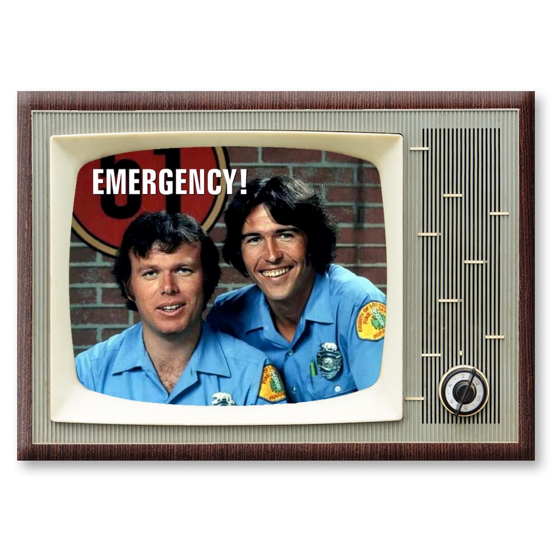 Emergency TV Classic Show Retro TV Fridge Magnet - Etsy