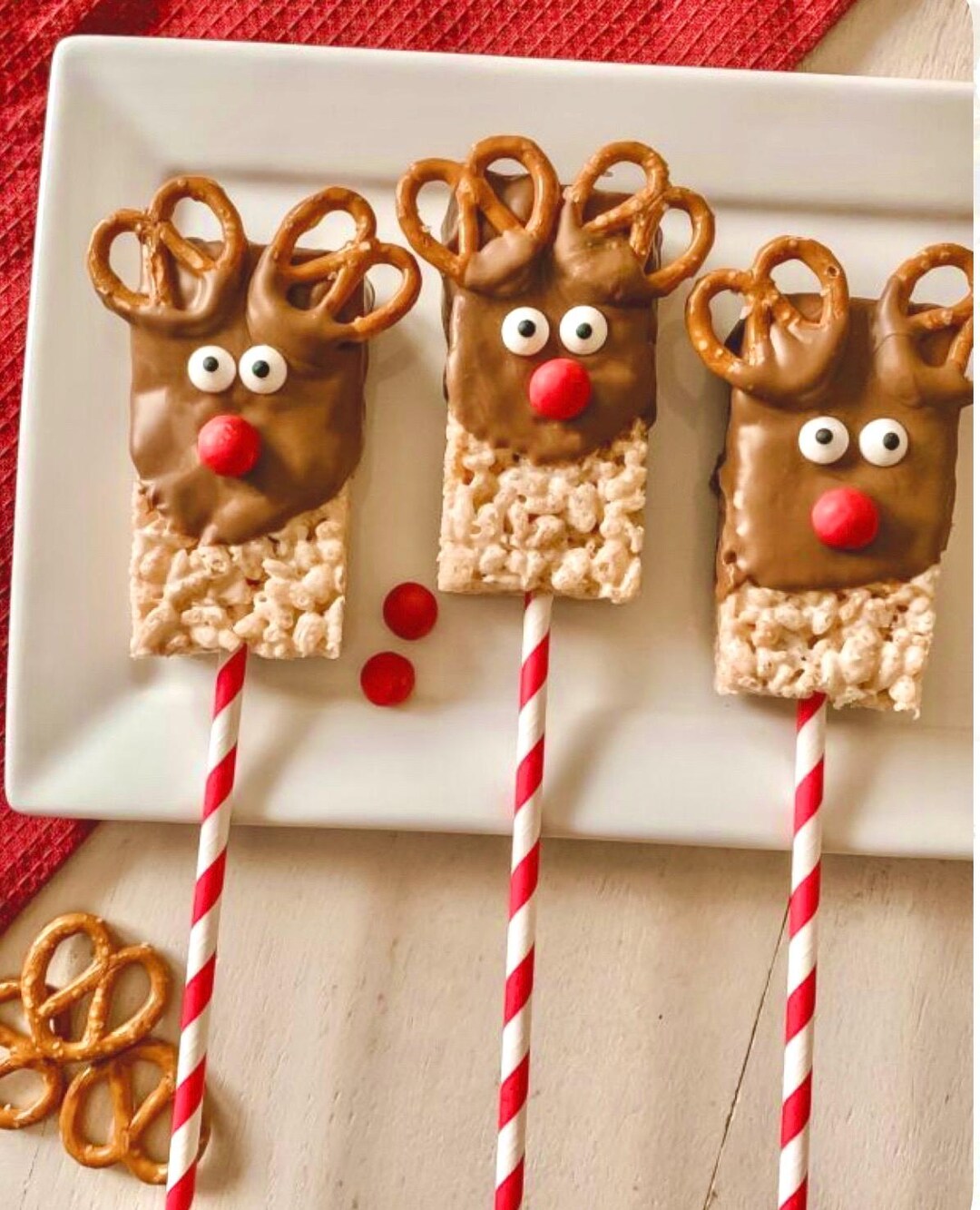 Raindeer Party Favor Rice Crispies - Etsy