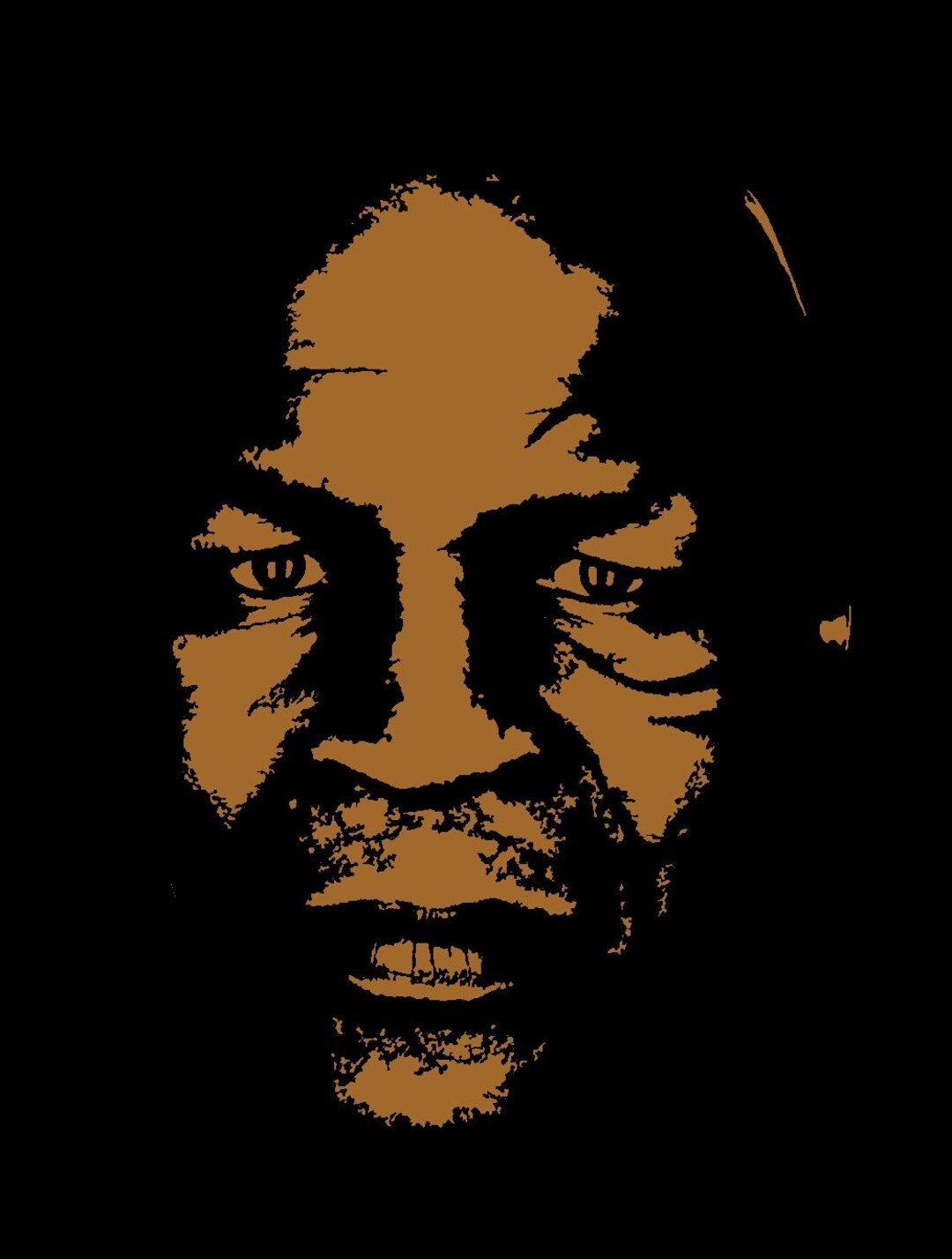 Mike Tyson 8 Layers Multilayer Stencil Cricut Files Spray Paint ...