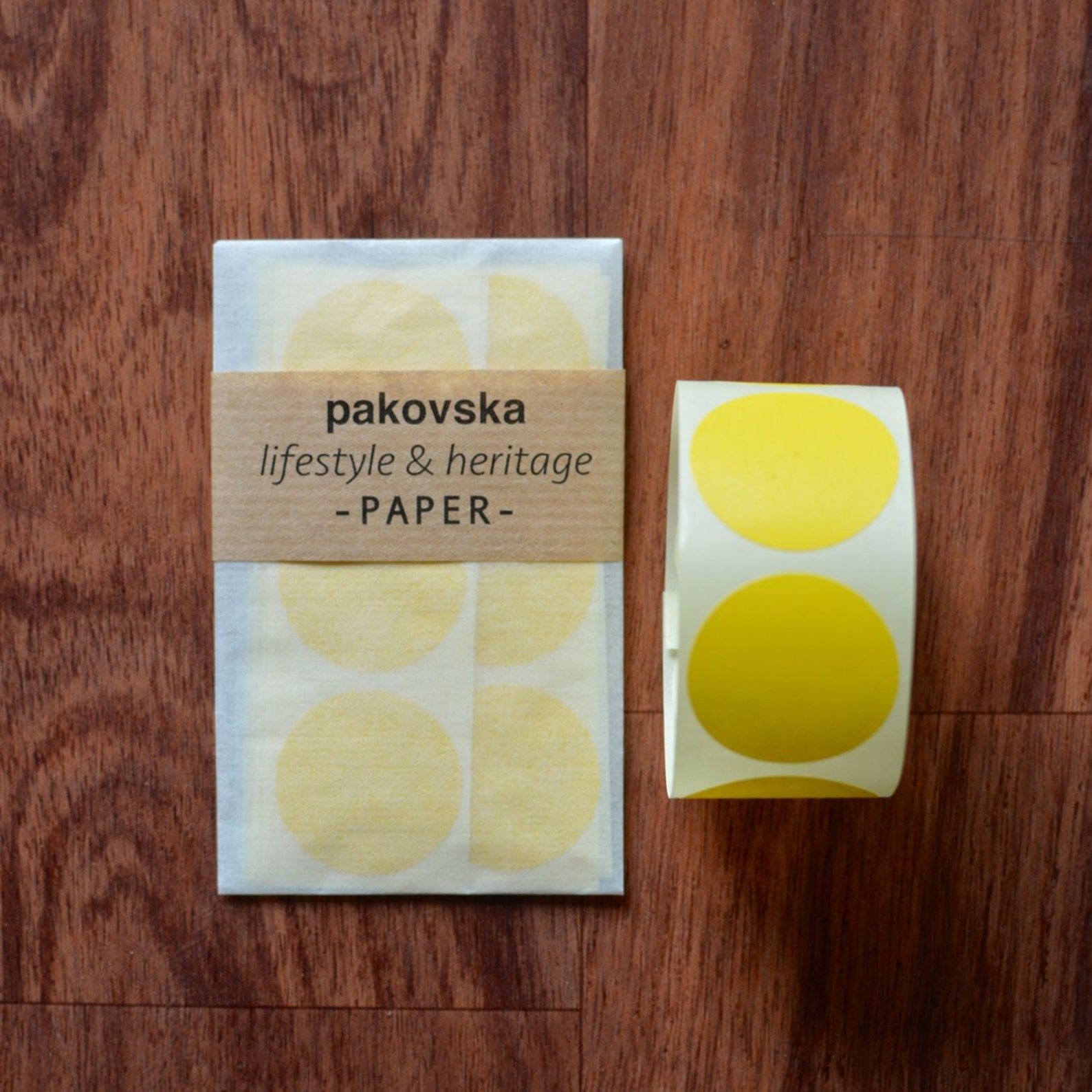 Round Yellow Sticker Labels Medium Sized 30mm Geometric - Etsy