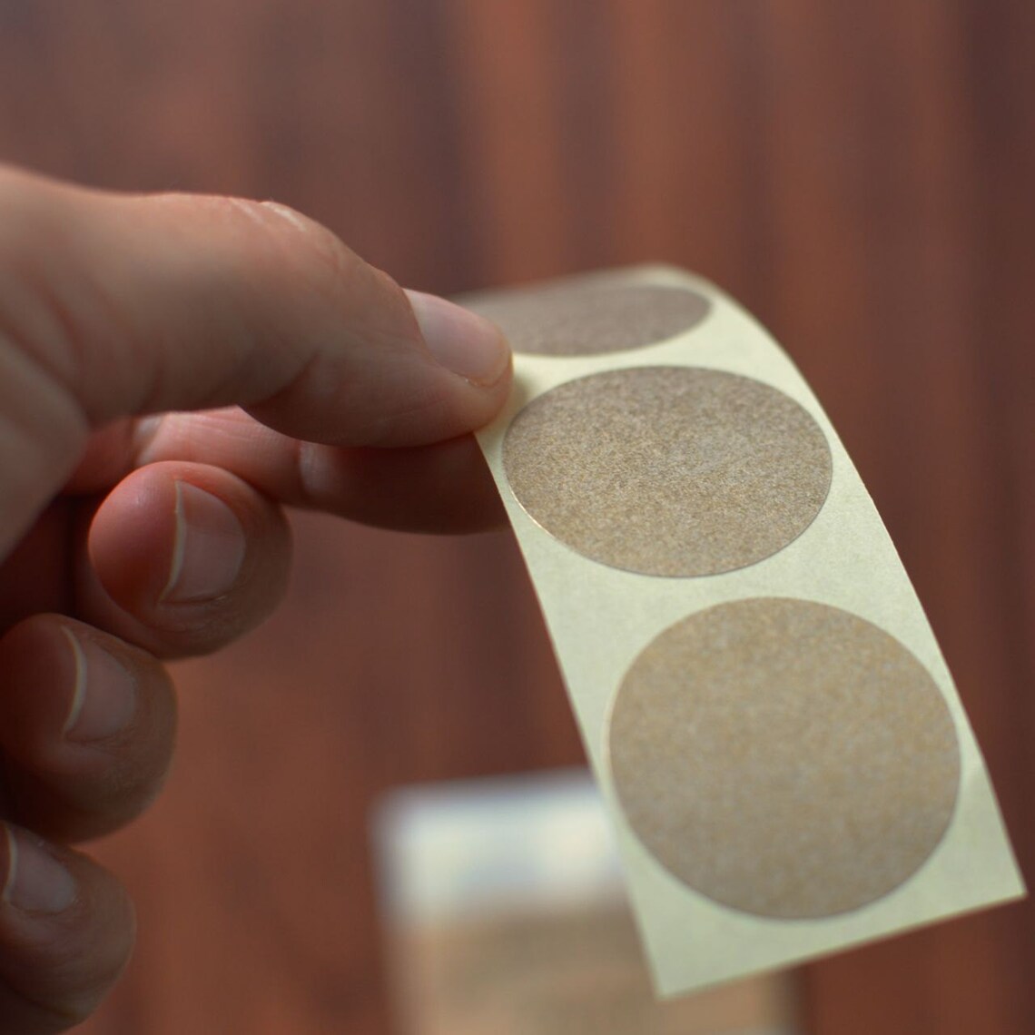 50 Golden Paper Round Stickers Circle Letter Label Small - Etsy