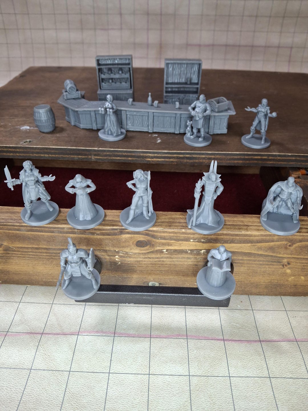 Dnd Miniatures | NPC Pack | Tavern Pack | TTRPG Terrain Pack | Tavern W ...