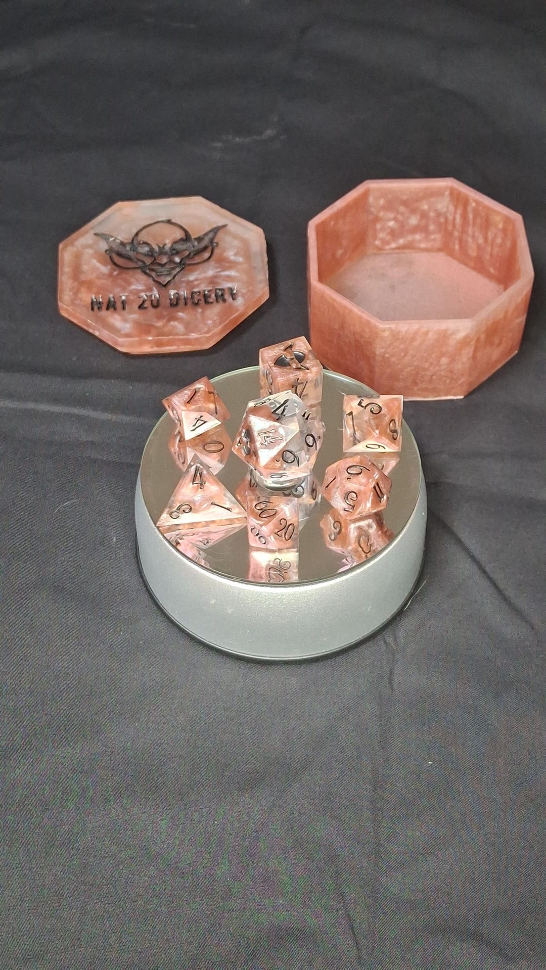 Shimmer Magic Dice Set | Free Dice Box | Gift Dice | Dungeons and ...