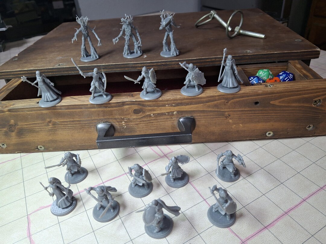 Elves Miniatures | Dnd Elves Minis | XL 3 Treants | Minifigure Pack ...