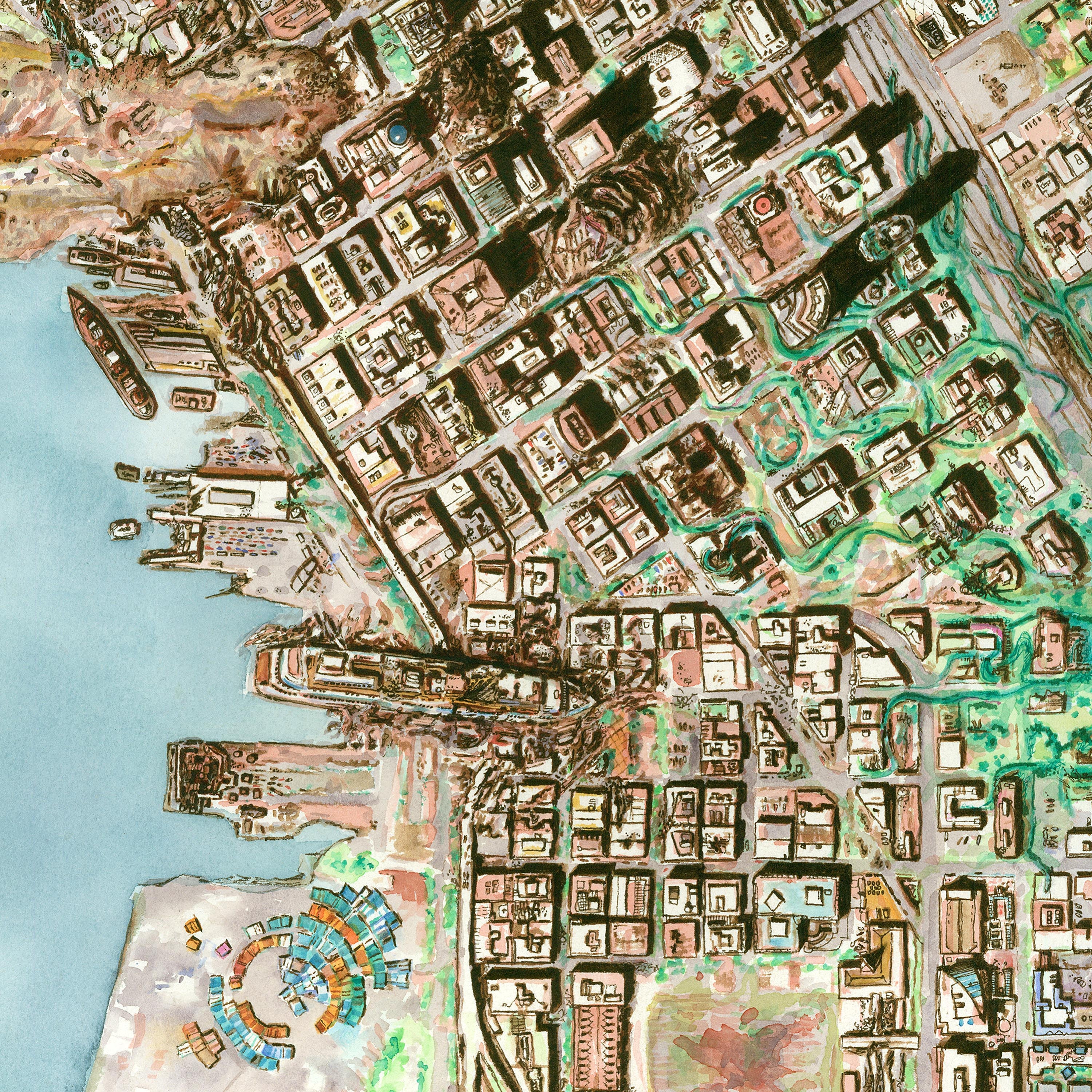 Seattle Doomsday Map Digital Edition - Etsy 日本