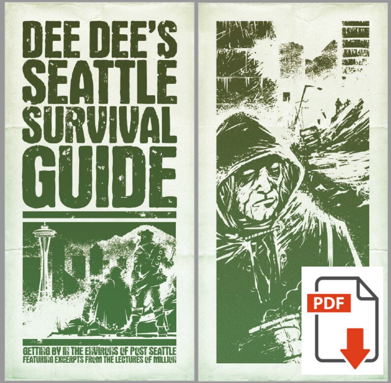 Seattle Doomsday Map Digital Edition | Etsy