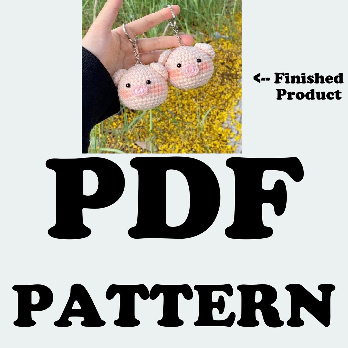Pig Crochet Pattern, Amigurumi Crochet Pattern Pig, Crochet Pattern ...