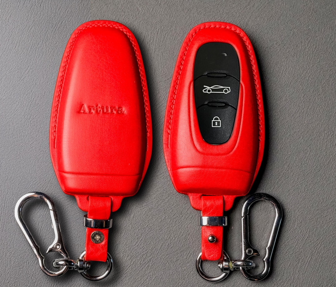 Mclaren Leather Key Fob Covercustom Handmade Case With Logo Stamping ...