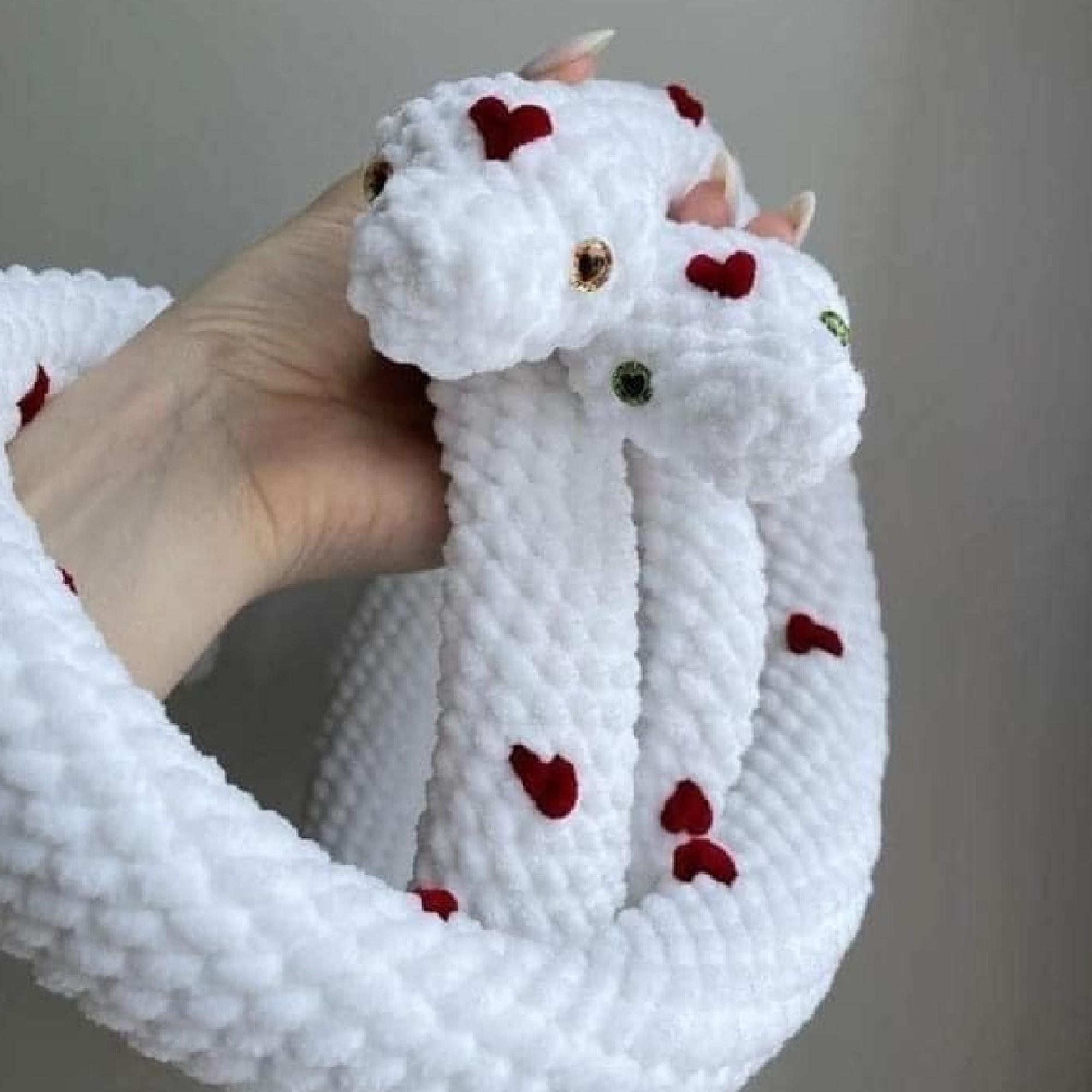 No-sew Crochet Snake Pattern Easy Beginner-friendly PDF Crochetgrove ...