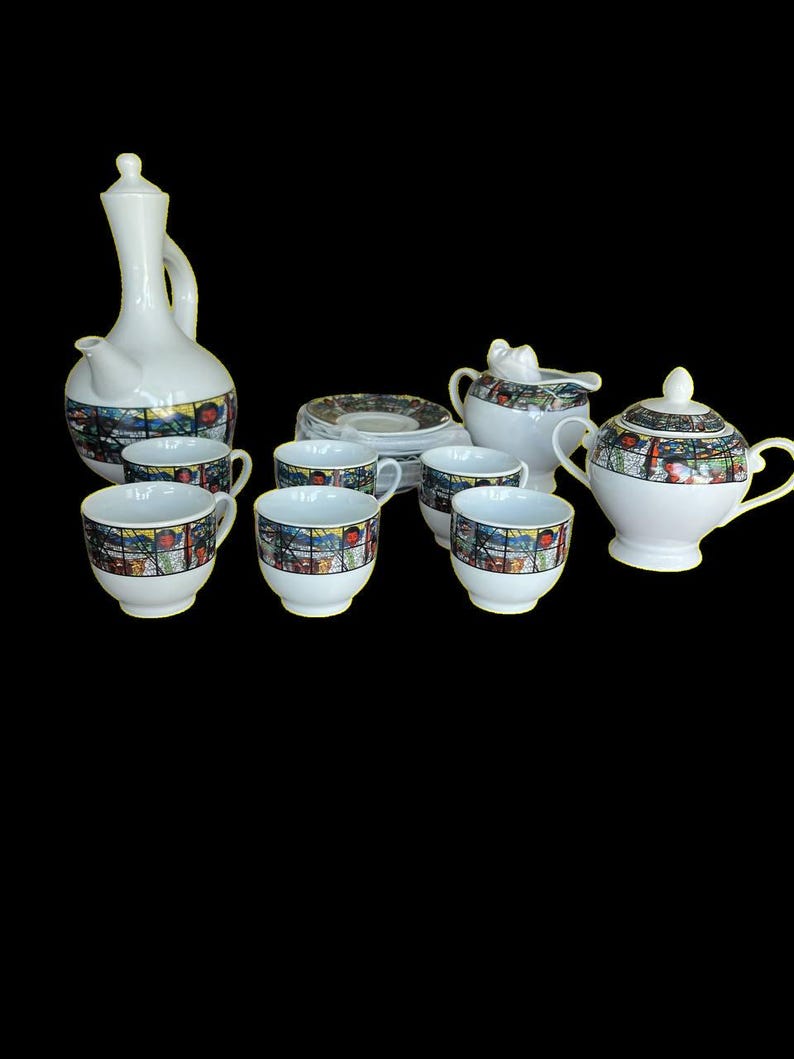 Ethiopian & Eritrean Coffee Set 23 Piece Traditional Jebena With Cups ...