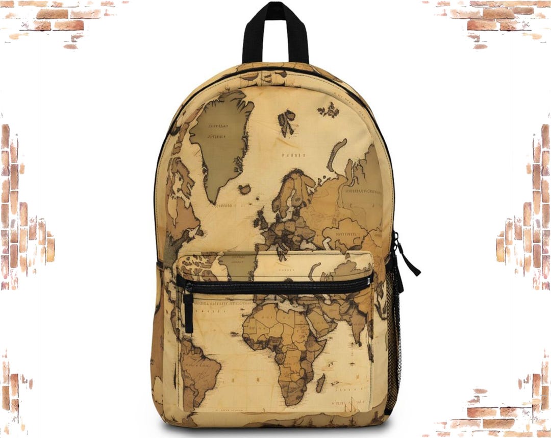 World Map Backpack, Dragon Backpack, Map Backpack, Backpack for Boys ...
