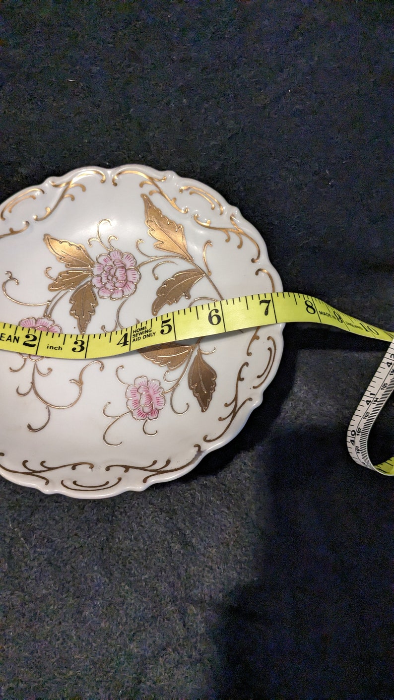 Roses Gilded Pedestal Dish - Etsy