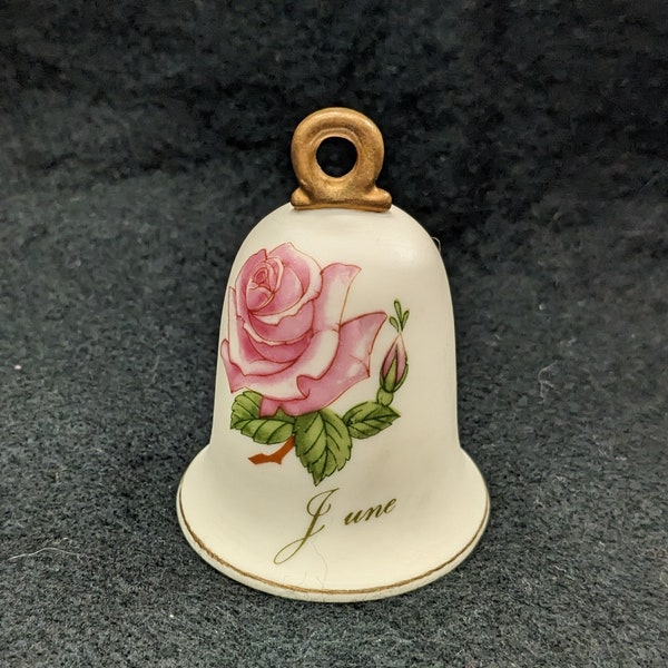 Lefton Rose Bell - Etsy