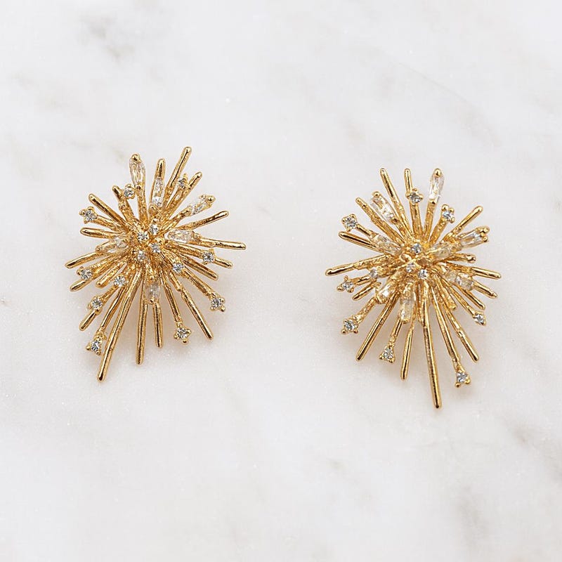 Gold Starburst - Etsy