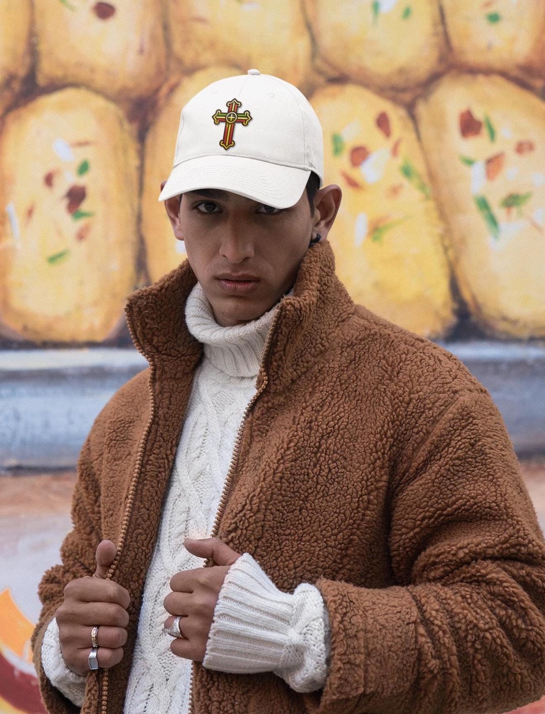 Ethiopian Orthodox Cross Dad Hat | Embroidered Tewahedo Christian Cap ...