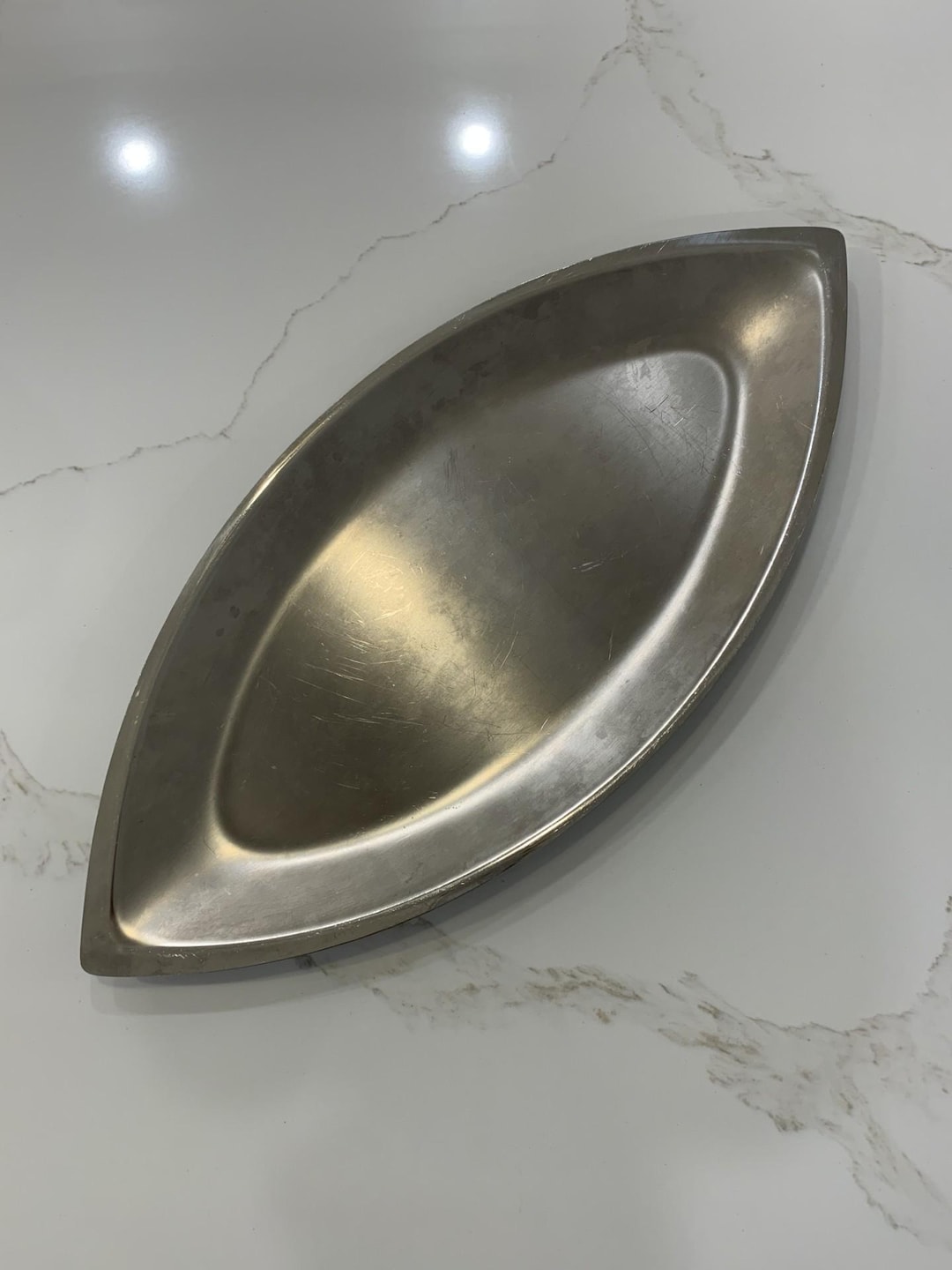 Vintage Cosmos Platter by Guy Degrenne, Stainless Steel Dish, Serving ...
