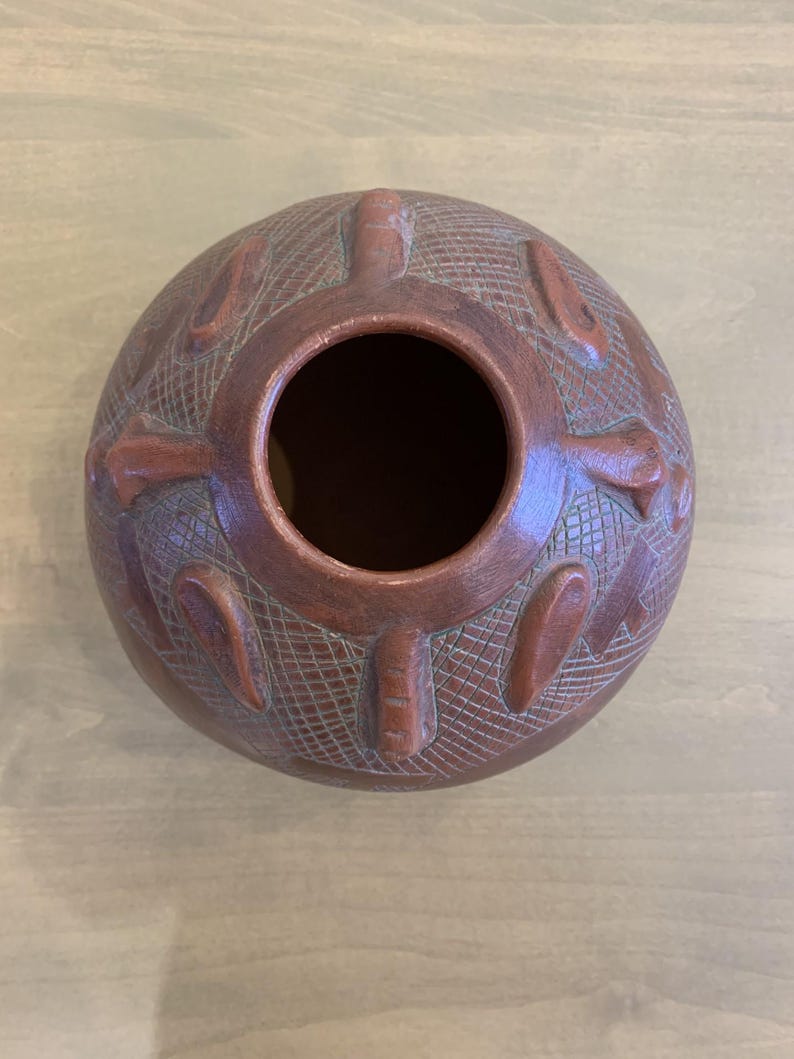 Vintage Brazilian Pottery Marajoara - Etsy