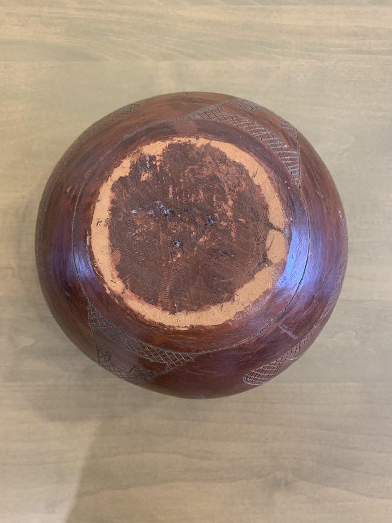 Vintage Brazilian Pottery Marajoara - Etsy