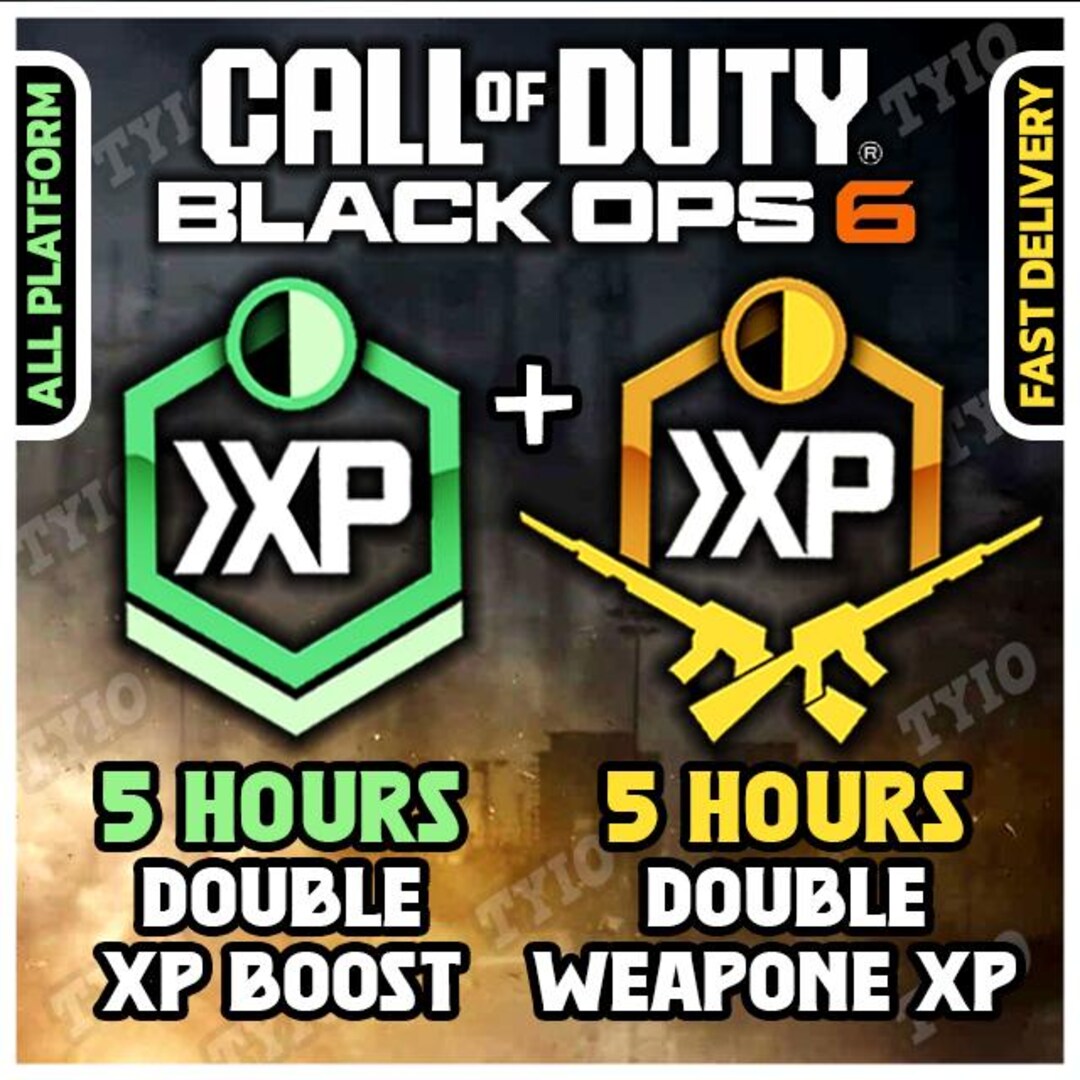 Call of Duty Black Ops 6 BO6 10 Hours Double 2XP RANK XP GLOBAL - Etsy