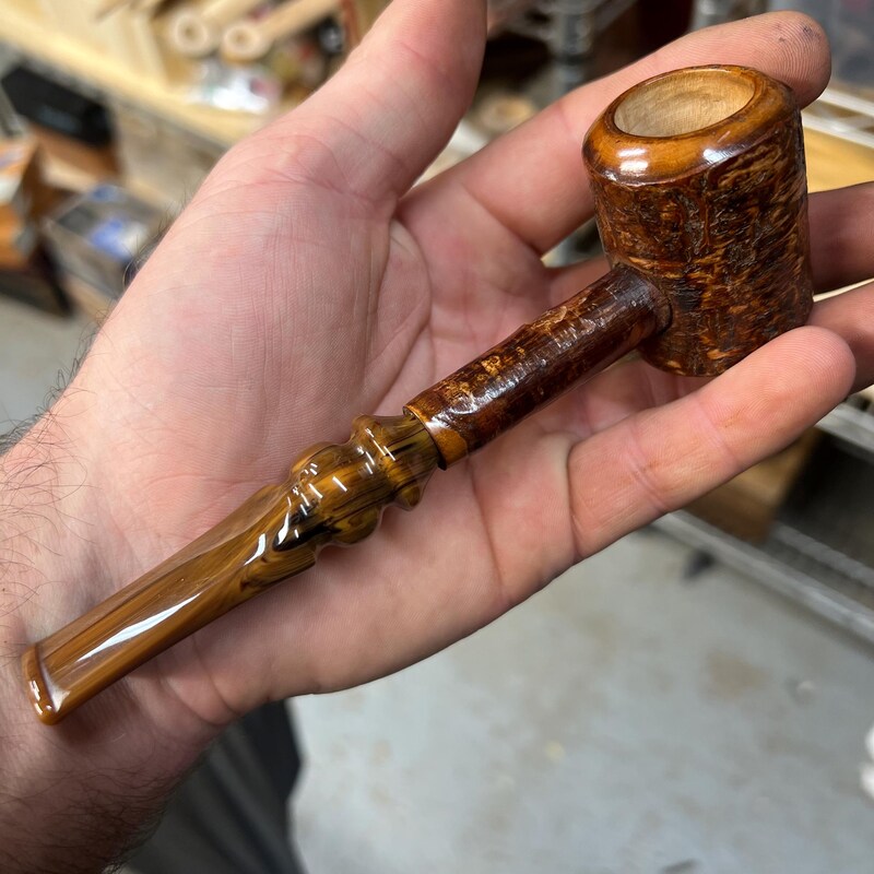 Burl Pipe - Etsy