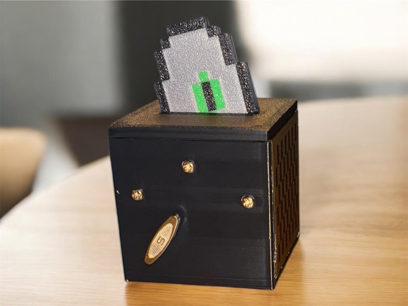 Pixel Jukebox Music Box - 3D Printed, Gaming Gift - Etsy