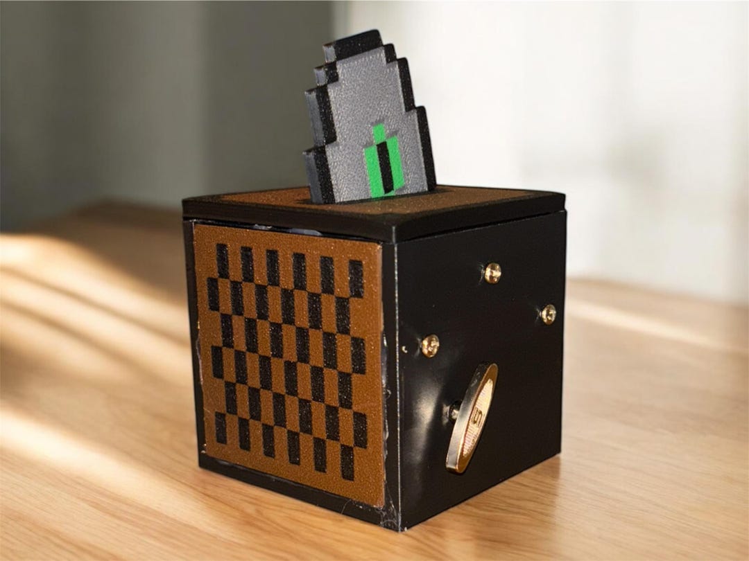 Pixel Jukebox Music Box - 3D Printed, Gaming Gift - Etsy