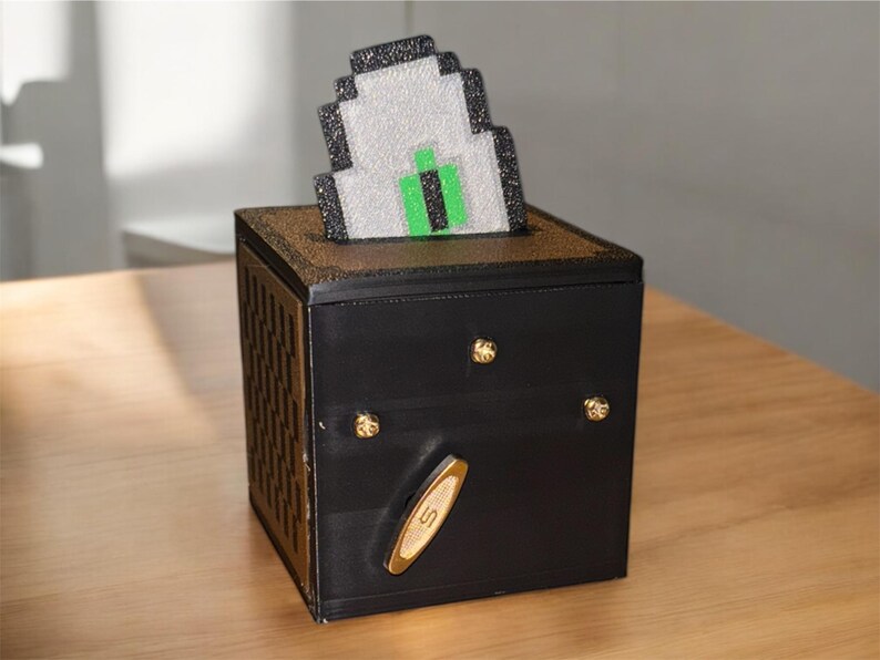 Pixel Jukebox Music Box - 3D Printed, Gaming Gift - Etsy
