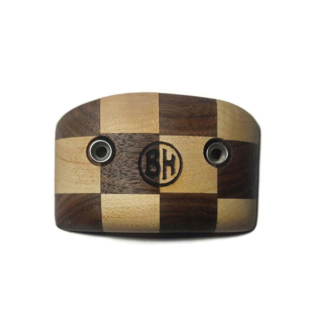 Walnut & Maple Checkered Crimp – Wooden Rock Climbing Holds - Etsy UK