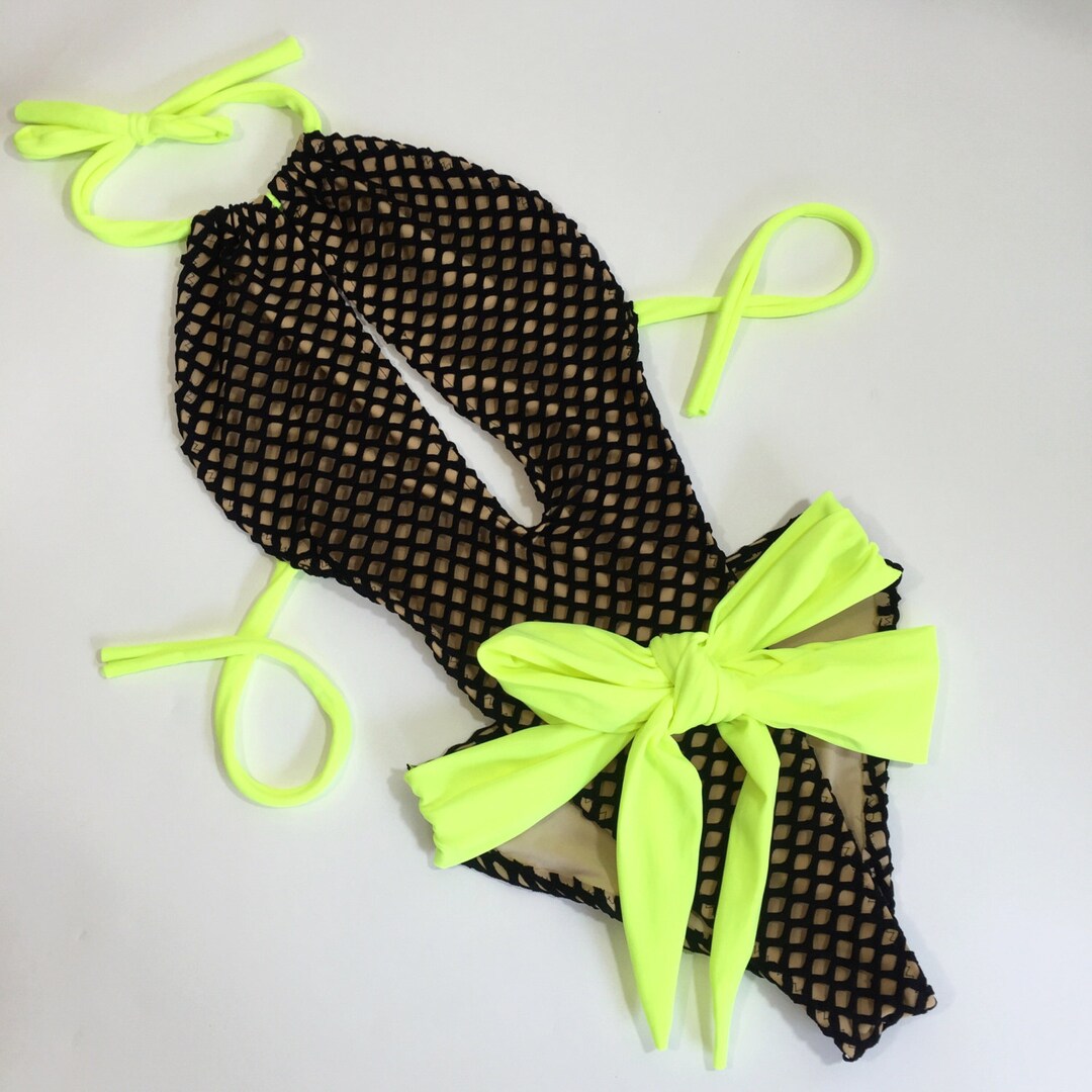 Mesh One Piece Swimsuit - Etsy