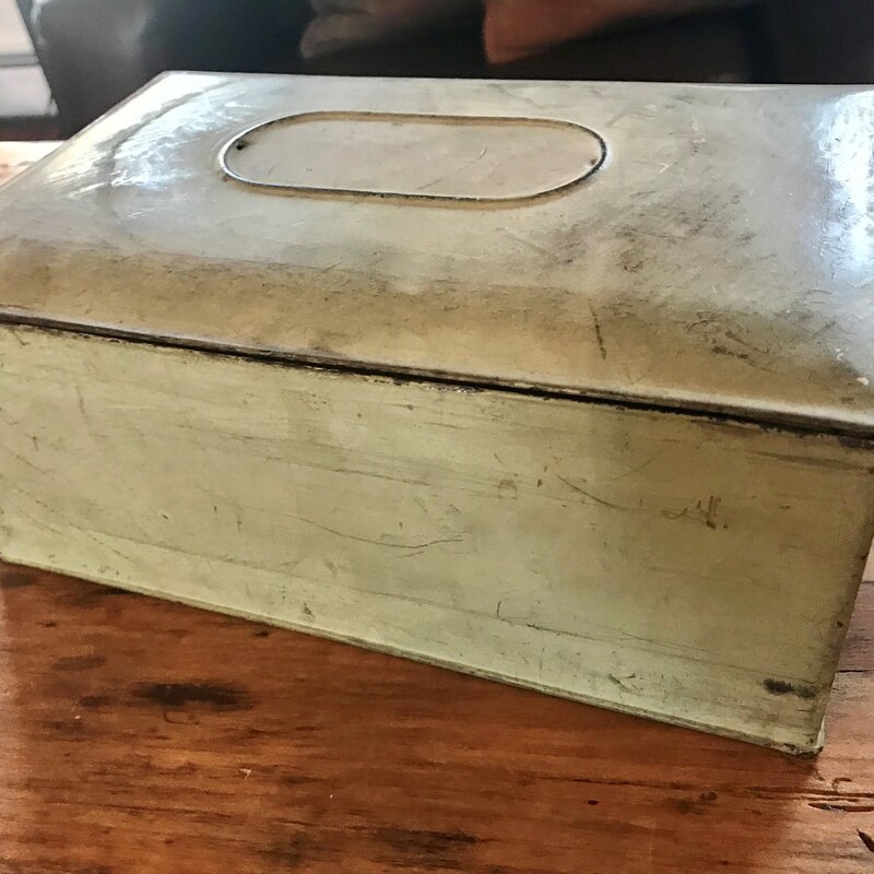 Antique Tin Box - Etsy