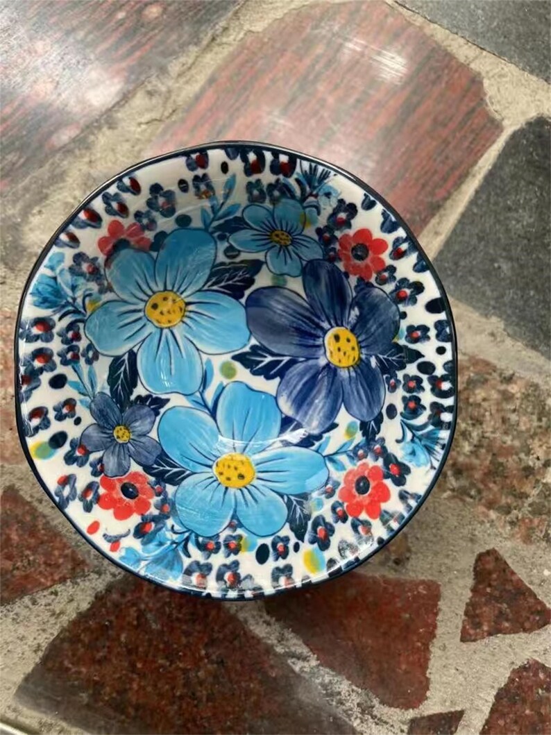 Charming Hand-painted Ceramic Rice Bowls Artistic Delights for Your ...