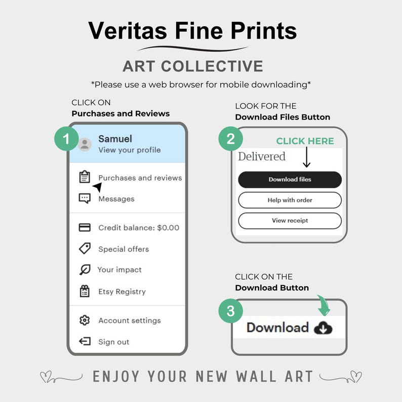 Santa and Rudolph Nose Nuzzle Printable Wall Art, Vintage Christmas Oil ...