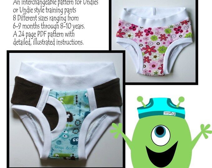 The Underwear Style Training Pants Pattern - Etsy