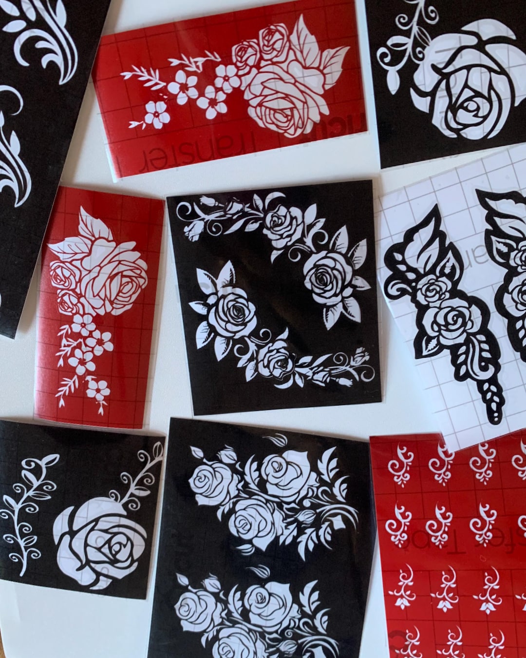 Henna Stencil Stickers for DIY Temporary Tattoos | Mehndi Patterns ...