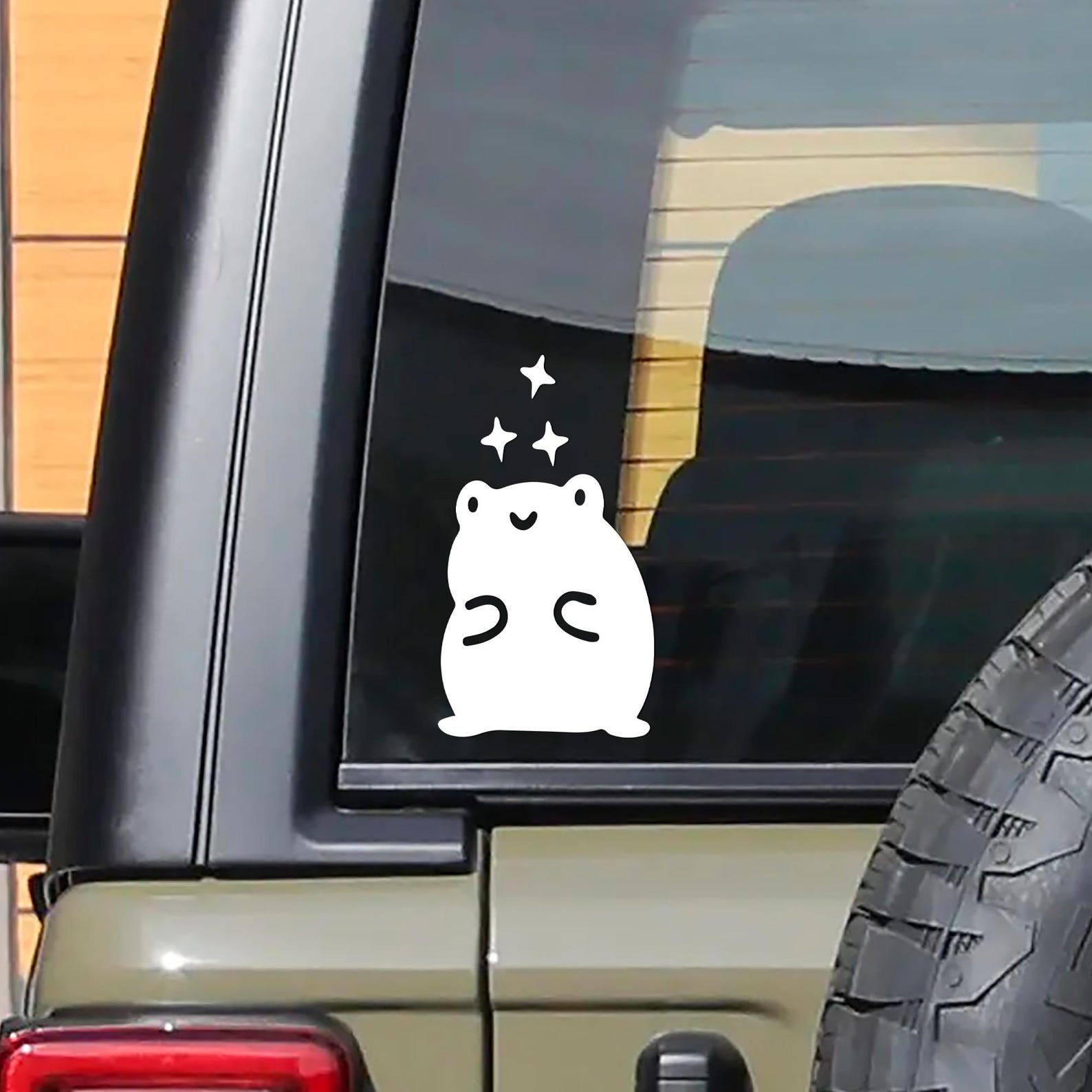 Frog Car Decal, Frog, Custom, Logo, Decal, Vinyl Car Decal, Waterproof ...