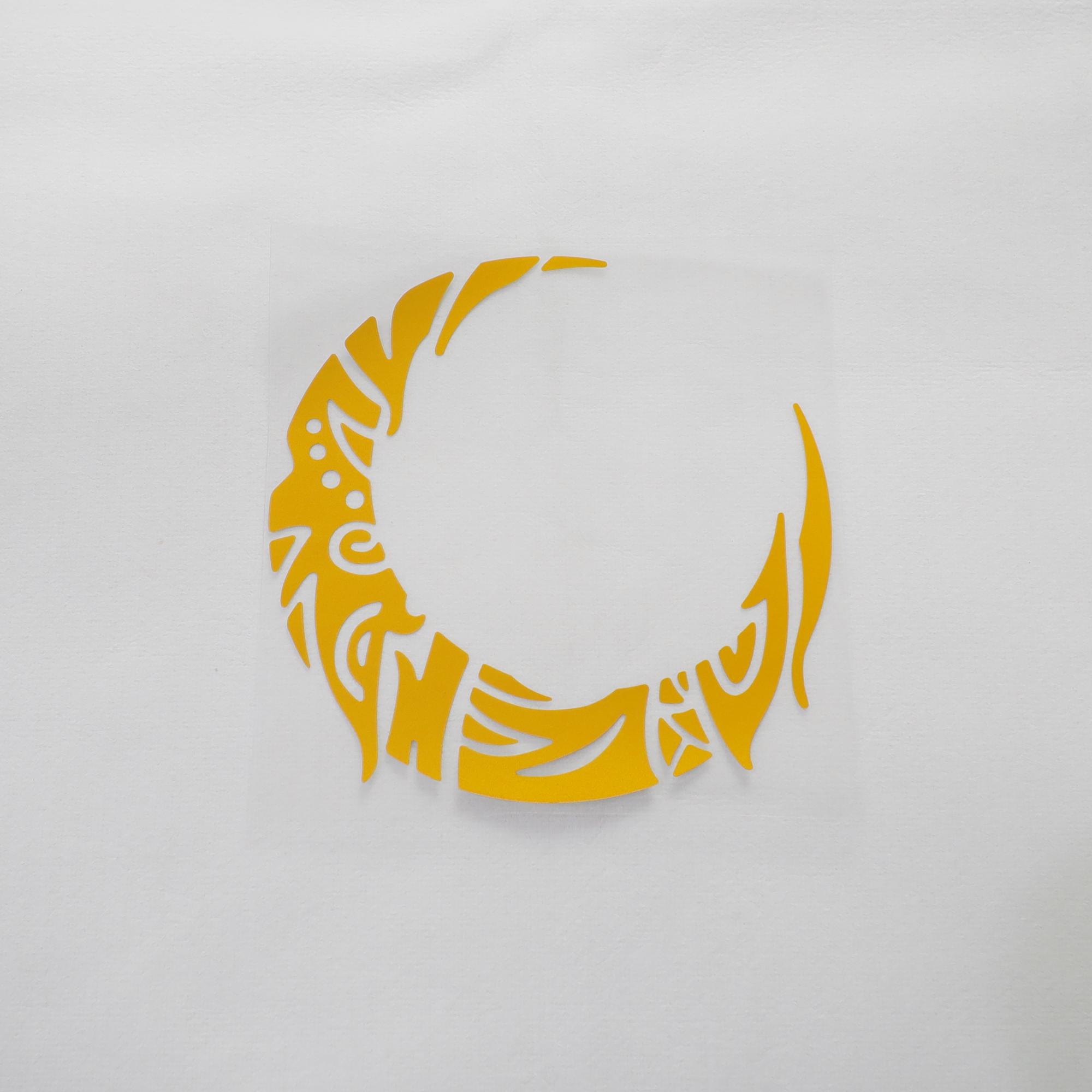 Waxing Crescent Moon Car Decal, Moon, Custom, Logo, Decal, Vinyl Car ...
