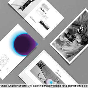 Shadow Effect Powerpoint Template | for Agencies, Creatives & Business ...