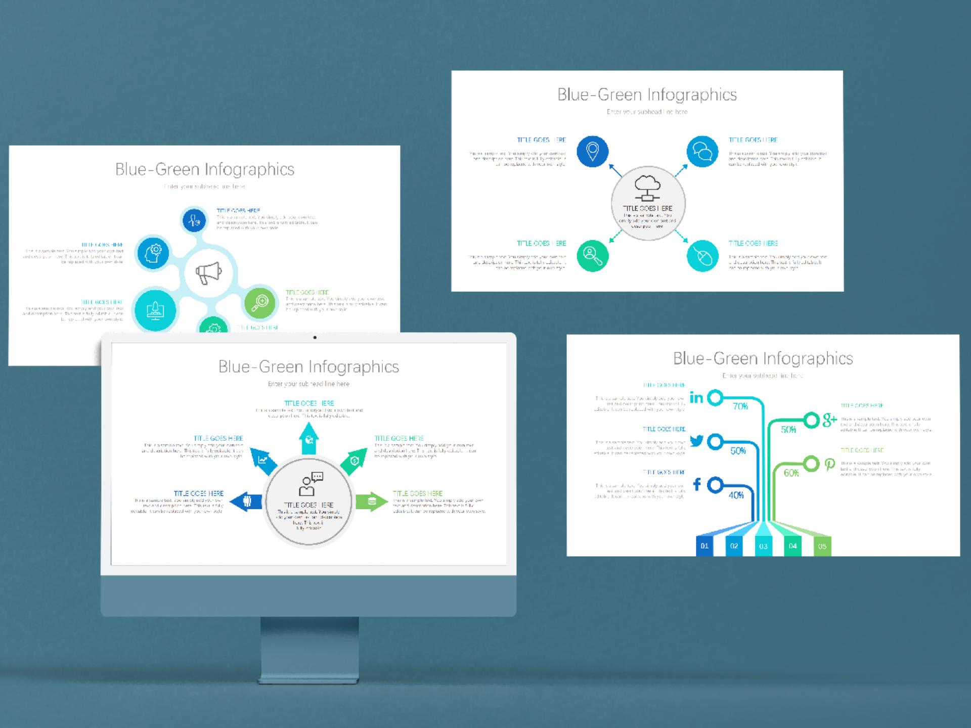 Animated Infographic Data Visualization Powerpoint Template | Marketing ...