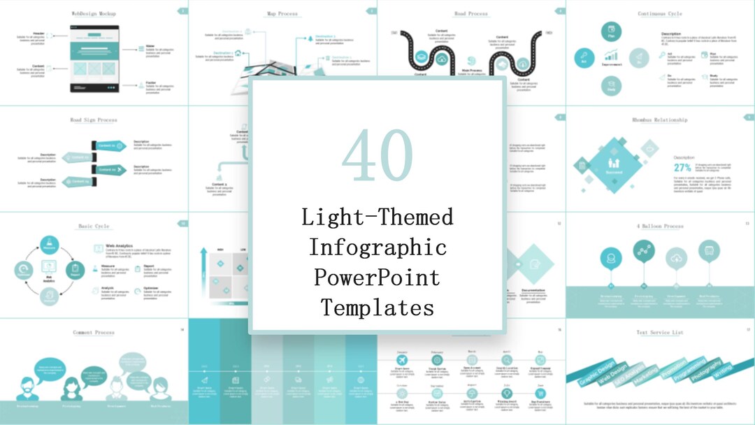Light-themed Infographic Powerpoint Templates | PPT, Google Slides ...