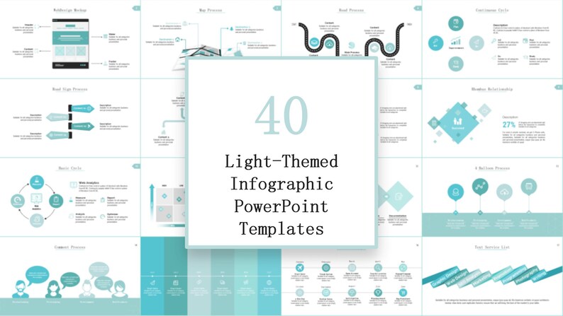 Light-themed Infographic Powerpoint Templates | PPT, Google Slides ...