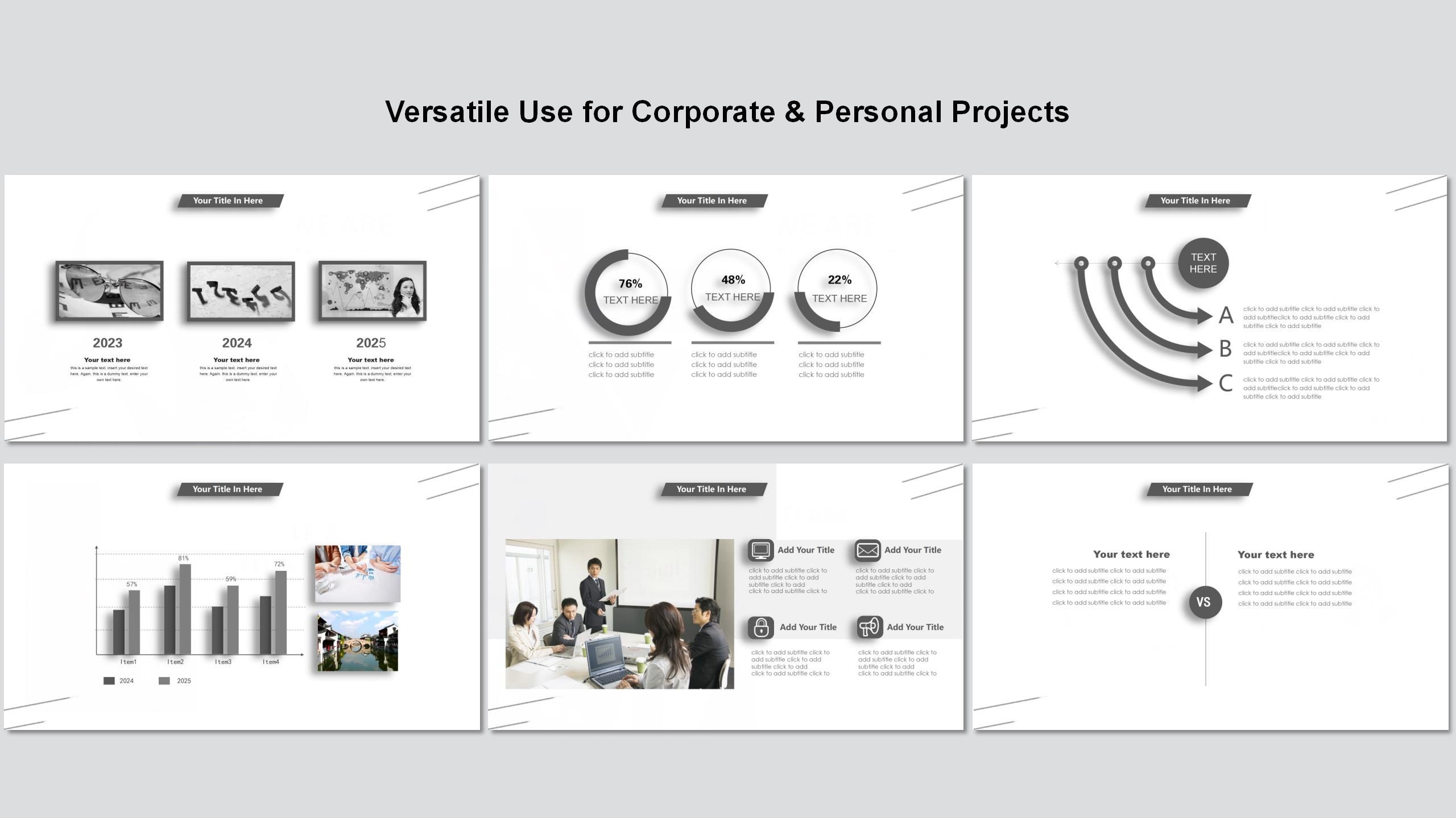 Clean & Professional Powerpoint Templates | PPT, Google Slides, Keynote ...