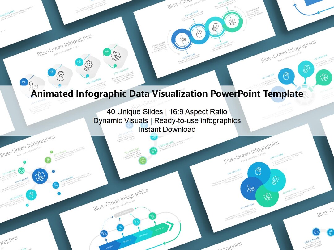 Animated Infographic Data Visualization Powerpoint Template | Marketing ...