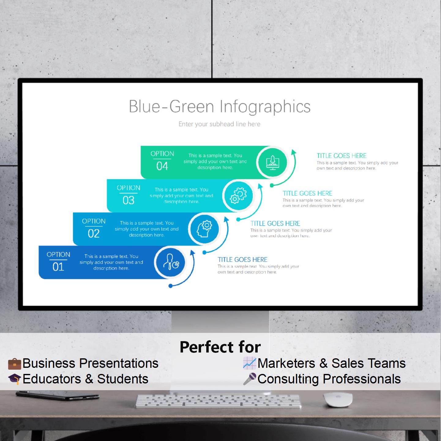Animated Infographic Data Visualization Powerpoint Template | Marketing ...