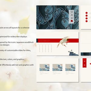 Ukiyo-e Powerpoint Template | Japanese Presentation Slides (digital ...