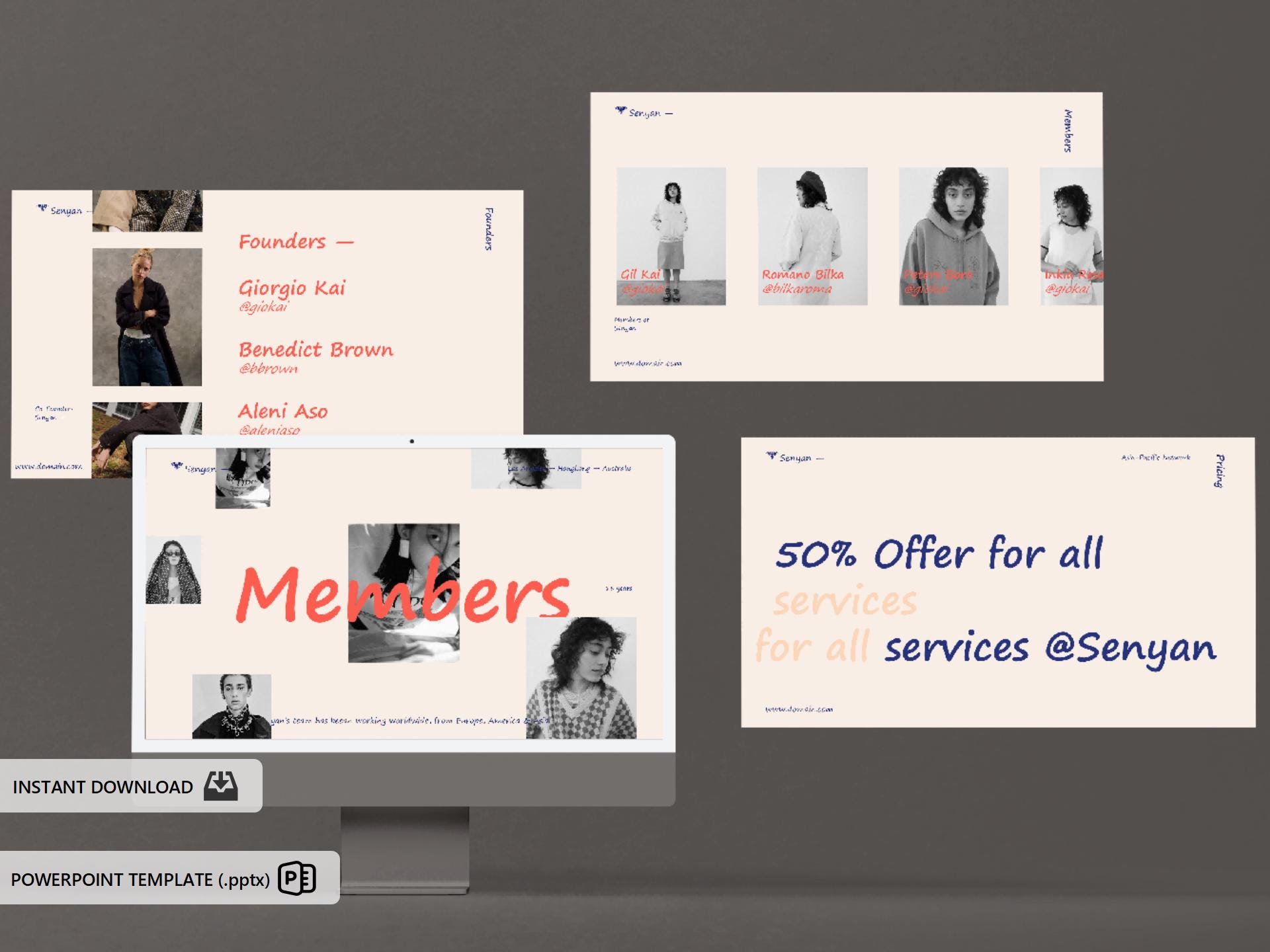 Multipurpose Corporate Identity Profile Powerpoint Template | for ...