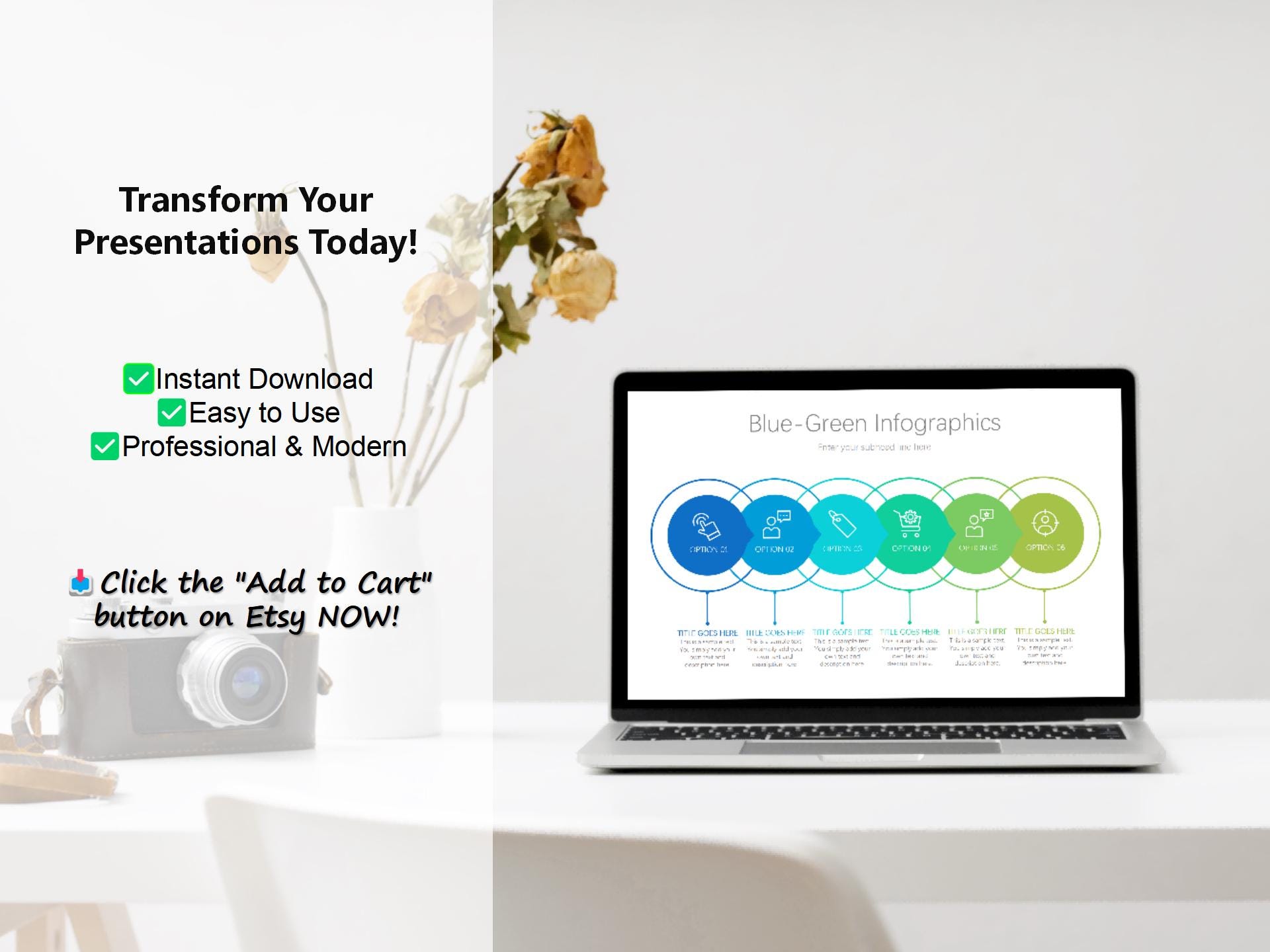 Animated Infographic Data Visualization Powerpoint Template | Marketing ...